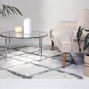 SoHome Carmela Tali Area Rug Ivory/Grey, 7'10"x10'2"