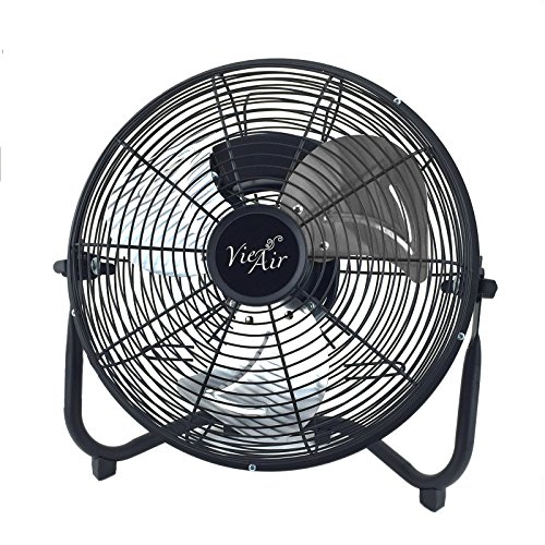 Vie Air Industrial Fan Collection, 20 Inch, Black