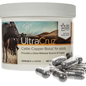 UltraCruz - sc-363566 Cattle Copper Bolus Supplement for Adults, 25 Count x 25 Grams