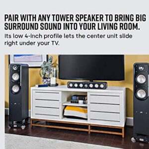 Polk Audio Signature Series S35 Center Channel Speaker (6 Drivers), Surround Sound, Power Port Technology, Detachable Magnetic Grille (Discontinued by Manufacturer)