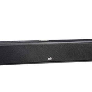 Polk Audio Signature Series S35 Center Channel Speaker (6 Drivers), Surround Sound, Power Port Technology, Detachable Magnetic Grille (Discontinued by Manufacturer)