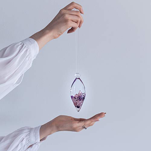 VitaJuwel Era WELLNESS | Crystal Water Decanter with Amethyst, Rose Quartz & Clear Quartz