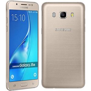 Samsung SM-J510M Galaxy J5 J510M/DS 16GB Gold, 5.2", Dual Sim, Factory Unlocked Phone, No Warranty - International Version