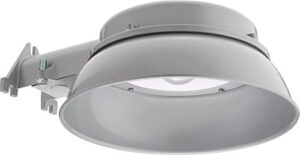 lithonia lighting oval 40k 120 pe dna m4 dusk to dawn integrated outdoor led area light, 20w, white