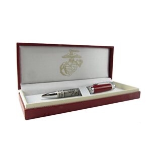 united states marine corps heavy metal red ball point pen and gift box by treasuregurus, llc