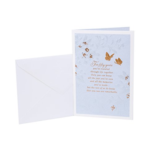 Hallmark 50th Anniversary Card (Golden Wedding Anniversary)