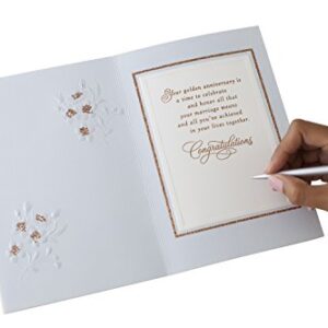 Hallmark 50th Anniversary Card (Golden Wedding Anniversary)