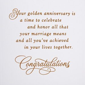 Hallmark 50th Anniversary Card (Golden Wedding Anniversary)