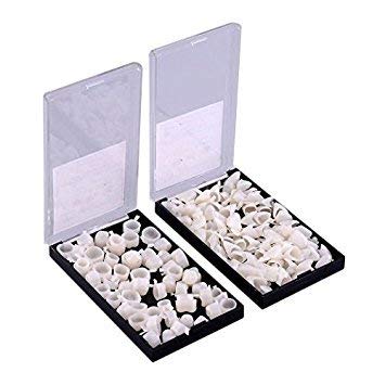 New 2 Packs Dental Temporary Crown Material for Anterior + Molar Teeth Veneers