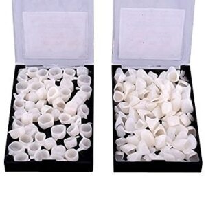 New 2 Packs Dental Temporary Crown Material for Anterior + Molar Teeth Veneers