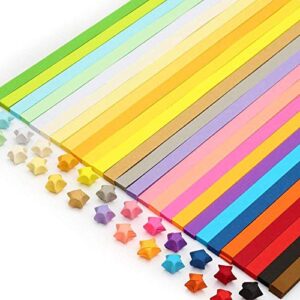 yeooyoor 1030 sheets origami stars papers package diy paper - 27 colors