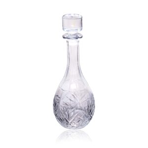 Bezrat Wine Decanter - 100% Hand Blown Lead-free Crystal Glass, Red Wine Carafe, Wine Gift, Wine Accessories