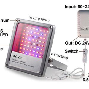 ACKE LED Grow Lights Full Spectrum,Plant Lights，Growing Lamps 12W for Indoor Plants,Hydropoincs