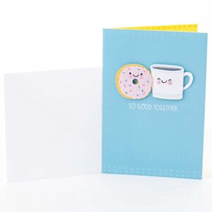 hallmark signature anniversary card (coffee and doughnut) (0599rzh4002)