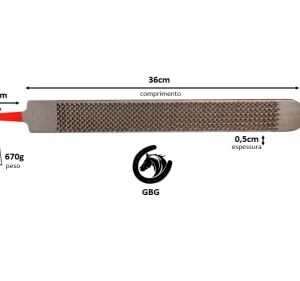 Farrier Hoof Rasp Heller with Red Tang 14in