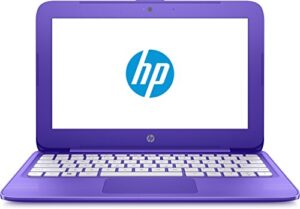 hp 11-y020wm stream notebook n3060 1.6ghz 4gb ram 32gb hdd windows10 - purple