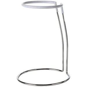 Lily's Home Wine Decanter Drying Stand with Rubber Coated Top to Prevent Scratches, Includes Cleaning Brush, For Standard Large Bottomed Wine Decanters, Decanter and Wine Glass NOT Included