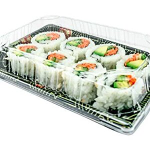 katgely # 10 Sushi Trays with Lids (Pack of 50)