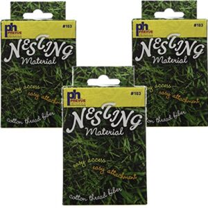 Prevue Pet Products (3 Pack) Cotton Thread Fibers Bird Nesting Material