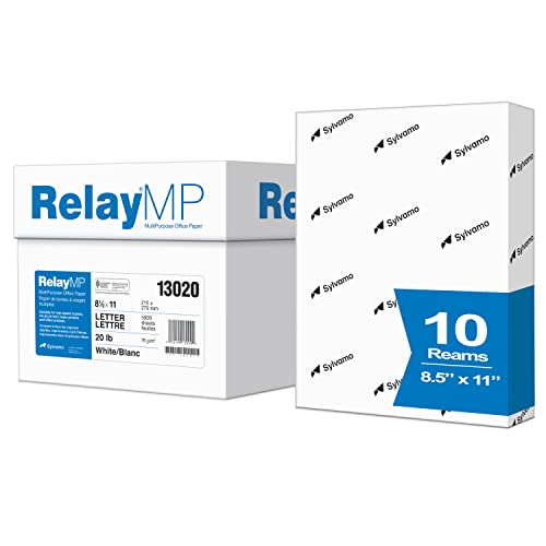 Relay MP, Multipurpose Copy Paper, 20lb, 8.5 x 11, 92 Bright - 1 Pallet / 40 cases (013020P)