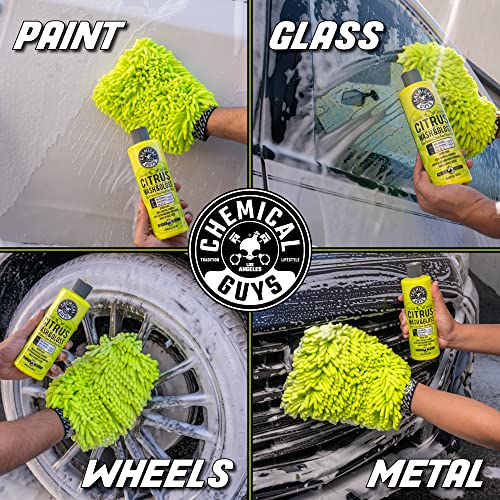 Chemical Guys HOL133 Ultimate Scratch-Free Detailing Bucket And Accessories Car Wash Kit 16 fl. oz