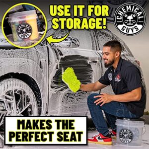 Chemical Guys HOL133 Ultimate Scratch-Free Detailing Bucket And Accessories Car Wash Kit 16 fl. oz