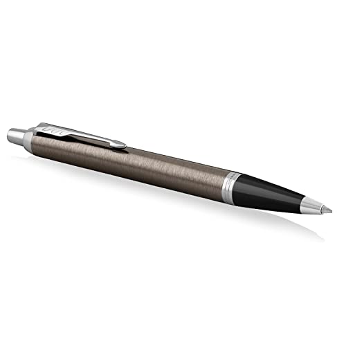 Parker IM Ballpoint Pen, Dark Espresso with Medium Point Black Ink Refill (1975561)