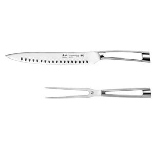 cangshan n1 series 61758 german steel forged 2-piece carving set