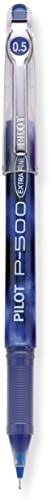 Pilot Precise P-500 Gel Ink Rolling Ball Pens, Extra Fine Point, Blue Ink, 6 Pens.