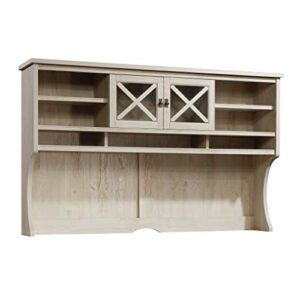 sauder costa large hutch, chalked chestnut finish