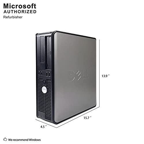 DELL Optiplex Desktop with 22in LCD Monitor (Core 2 Duo 3.0Ghz, 8GB RAM, 1TB HDD, Windows 10), Black (Renewed)