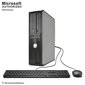 DELL Optiplex Desktop with 22in LCD Monitor (Core 2 Duo 3.0Ghz, 8GB RAM, 1TB HDD, Windows 10), Black (Renewed)