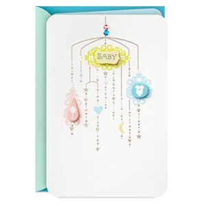 Hallmark Baby Shower Card (Baby Mobile)