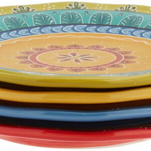 Certified International Valencia Dessert Plates (Set of 4), 8.75", Multicolor