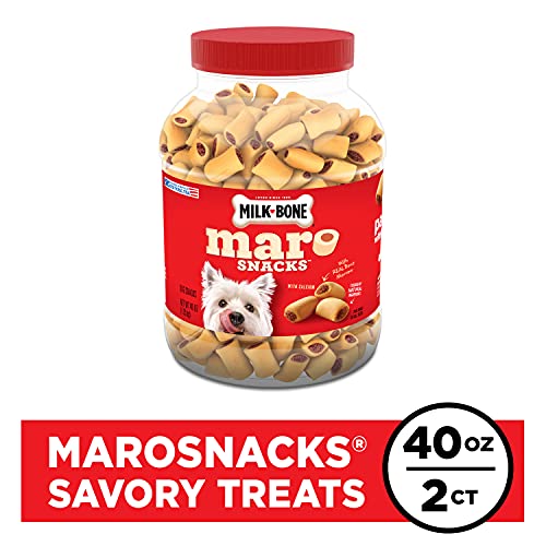 Milk-Bone MaroSnacks Dog Treats, Beef, 40 Ounce (Pack of 2)