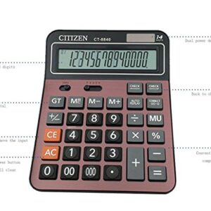 Financial Professional Standard Calculators,Large Calculator,Office/Business/Scientific Desktop Calculator with 14-Digit Large Display, Solar and AAA Battery Dual Power…