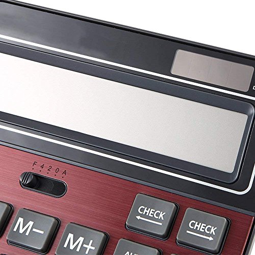 Financial Professional Standard Calculators,Large Calculator,Office/Business/Scientific Desktop Calculator with 14-Digit Large Display, Solar and AAA Battery Dual Power…