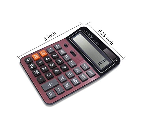 Financial Professional Standard Calculators,Large Calculator,Office/Business/Scientific Desktop Calculator with 14-Digit Large Display, Solar and AAA Battery Dual Power…