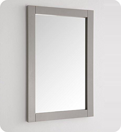 Fresca Hartford 20" Gray Traditional Bathroom Mirror