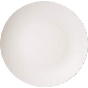 Coza Design- Durable Plastic Plate Set- BPA Free- Set of 6 (White)