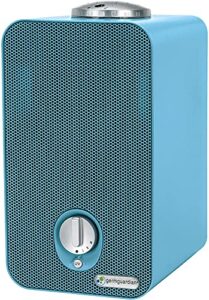 germ guardian ac4150blca 11” 4-in-1 hepa filter air purifier for home & kids room, small rooms, night light projector, uv-c, filters allergies, dust, dander, & odor, germguardian, blue