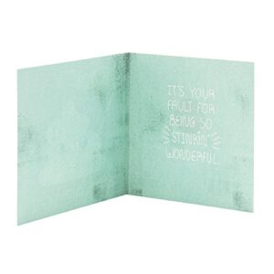 Hallmark Studio Ink Birthday Card, Fathers Day Card, or Anniversary Card (I Love You A Crap Ton) (0299RZJ5026)