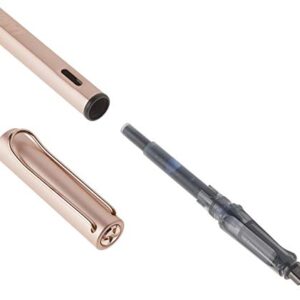 LAMY Lx Live Deluxe Fountain Pen, Rose Gold (L76F)