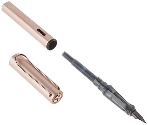 LAMY Lx Live Deluxe Fountain Pen, Rose Gold (L76F)