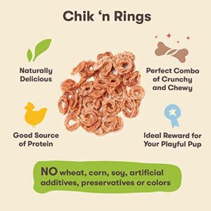 Pet 'n Shape Chik 'n Rings – Natural Chicken Breast Jerky Dog Treats, 2 Pound