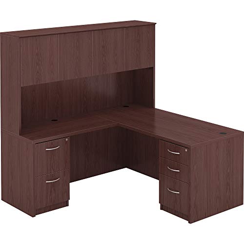 Lorell Essentials Desk, Mahogany