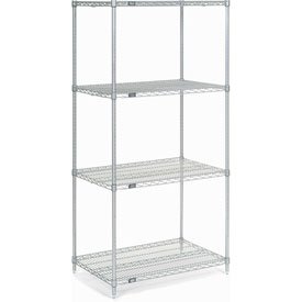 Chrome Wire Shelving, 30"W X 18"D x 86"H