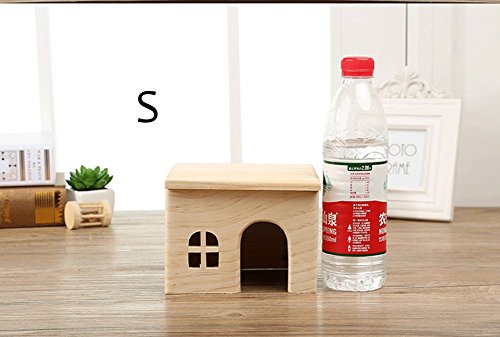 OMEM for Small Animals House Natural Life Tunnel System Such as Hamsters, Guinea Pigs, Golden Bears, Hedgehogs, Rabbits, Turtles, Easy to Clean (S)