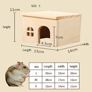 OMEM for Small Animals House Natural Life Tunnel System Such as Hamsters, Guinea Pigs, Golden Bears, Hedgehogs, Rabbits, Turtles, Easy to Clean (S)