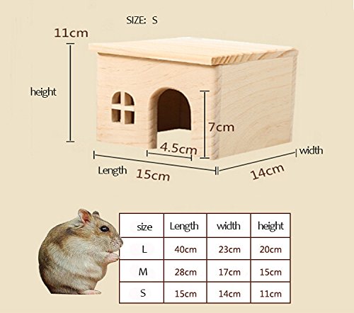 OMEM for Small Animals House Natural Life Tunnel System Such as Hamsters, Guinea Pigs, Golden Bears, Hedgehogs, Rabbits, Turtles, Easy to Clean (S)